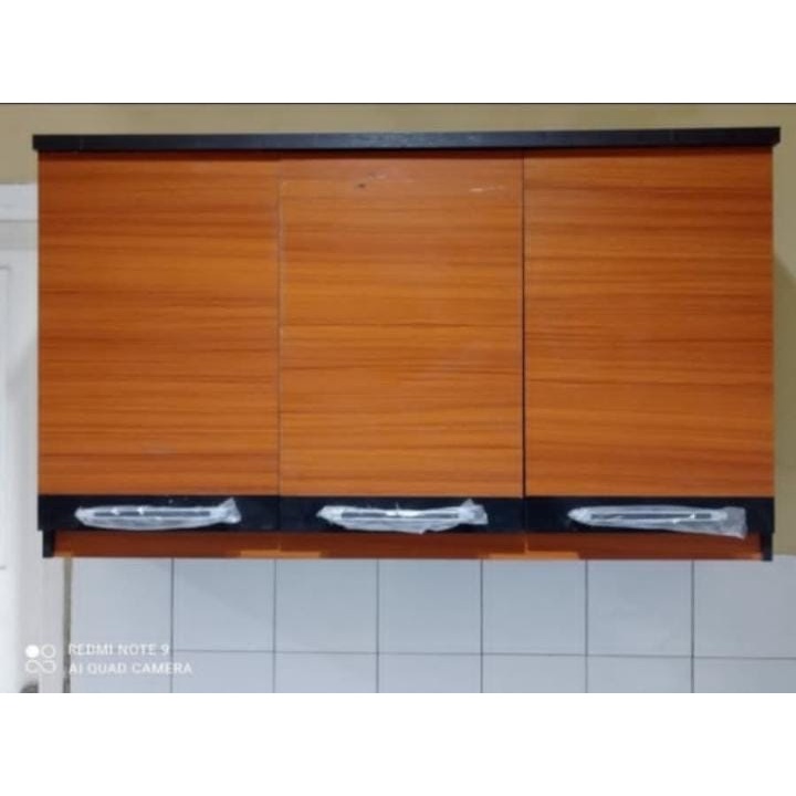 Jual RAK PIRING LEMARI GANTUNG KITCHEN SET ATAS SERBAGUNA | Shopee ...