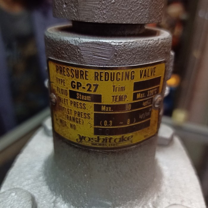 Jual PRESSURE REDUCING VALVE / PRV YOSHITAKE Type : GP-27 Size :1/2"in ...