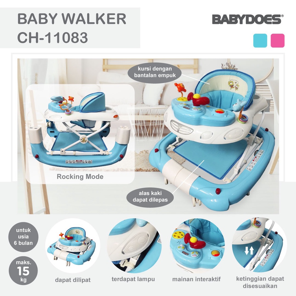 Jual Babydoes Babywalker CH 11083 | Shopee Indonesia