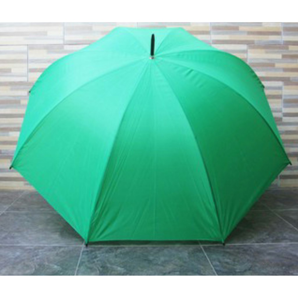 Jual payung golf warna hijau muda polos umbrella sablon promosi | Shopee Indonesia