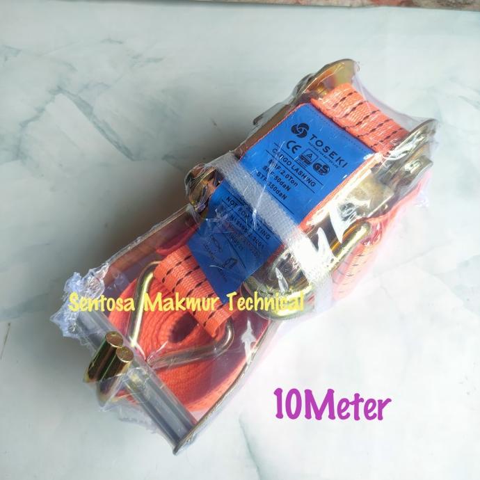 Jual GT 10 M Ratchet Rachet Tie Down Cargo Lasing Tali Pengikat Barang ...