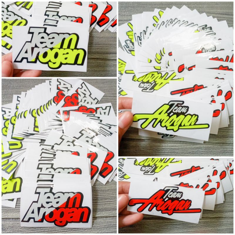 Jual STICKER TEAM AROGAN CUTTING STICKER CUTTING MOTOR CUTTING STICKER ...