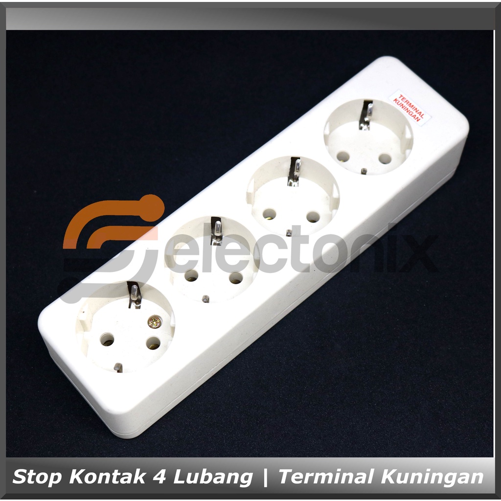 Jual Stop Kontak / Terminal Listrik [4 Lubang] | UTICON | Shopee Indonesia