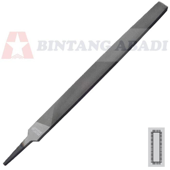 Jual Unique Star Kikir Besi Lurus 6" (150 mm) / Flat Bastard Files ...