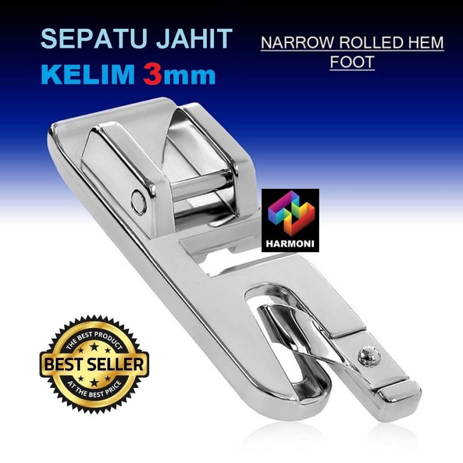 Jual Sepatu Kelim Mesin Jahit Portable Semi Neci Lipat Gepeng Rolled Hem Foot | Shopee Indonesia