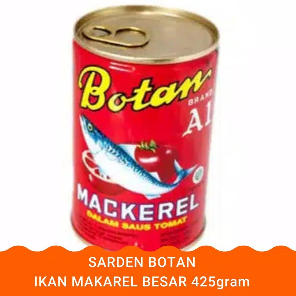 Jual Rizqky-Store SARDEN BOTAN IKAN MAKAREL BERAT 425g PAKET ISI ...