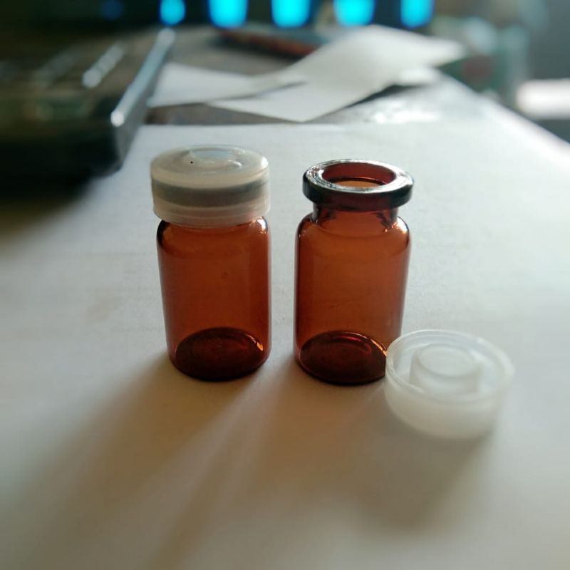 Jual botol vial amber 5 ml tutup plastik | Shopee Indonesia