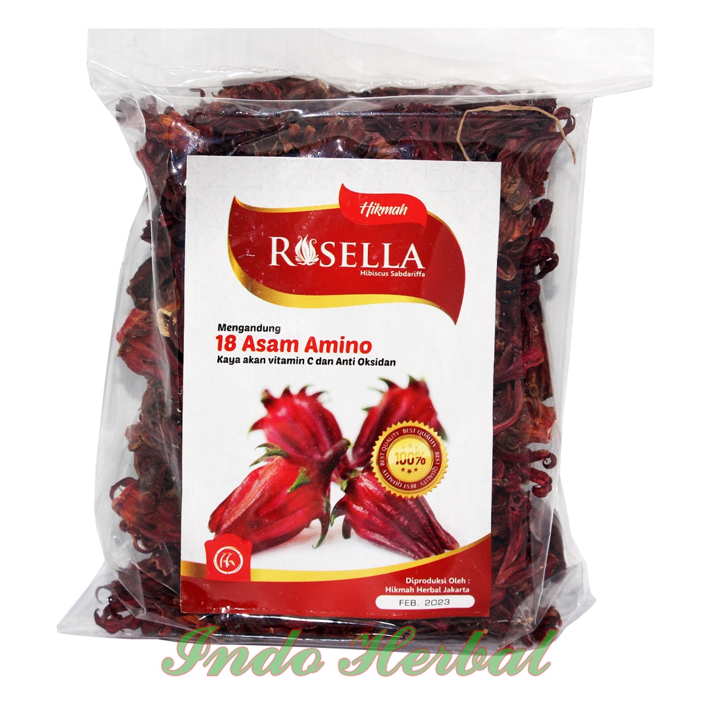 Jual Teh Rosella Merah Best Quality | Teh Bunga Rosela Hikmah Sehat 100 ...