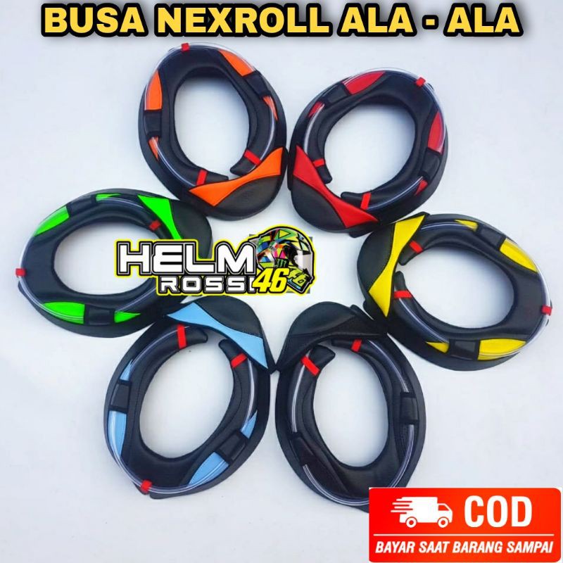 Jual Busa leher NEXROLL ala ala Moto gp || 1 paket chin guard dagu ...