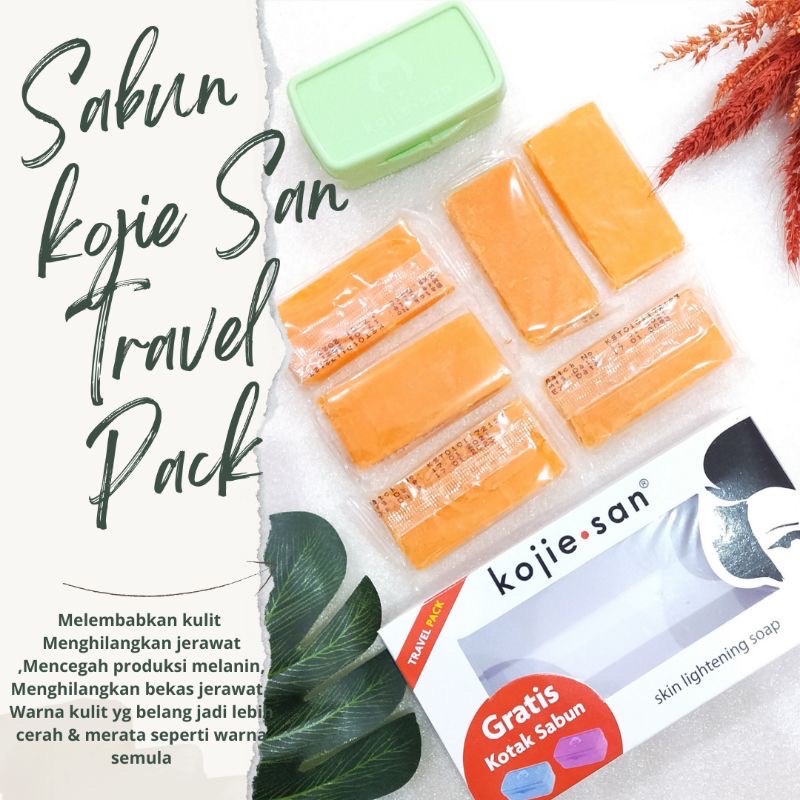Jual KOJIESAN skin lightening travel pack / SABUN / PEMUTIH / SOAP ...