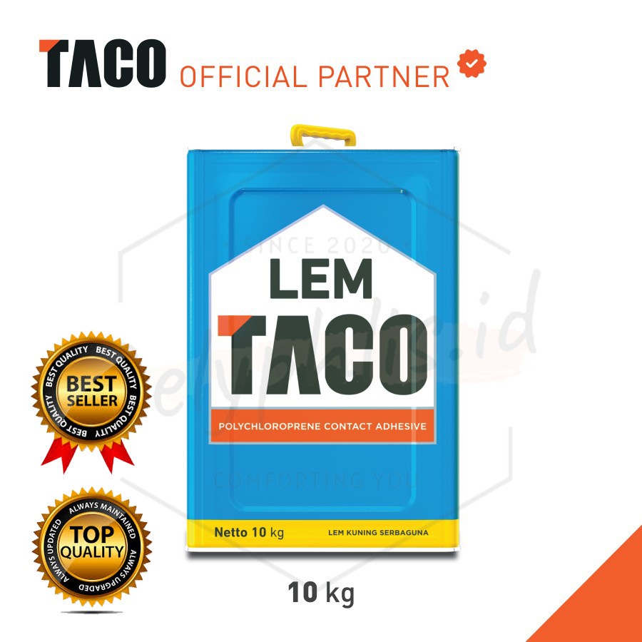 Jual LEM TACO 10 KG | LEM HPL | LEM KUNING | LEM KAYU | LEM VINYL ...