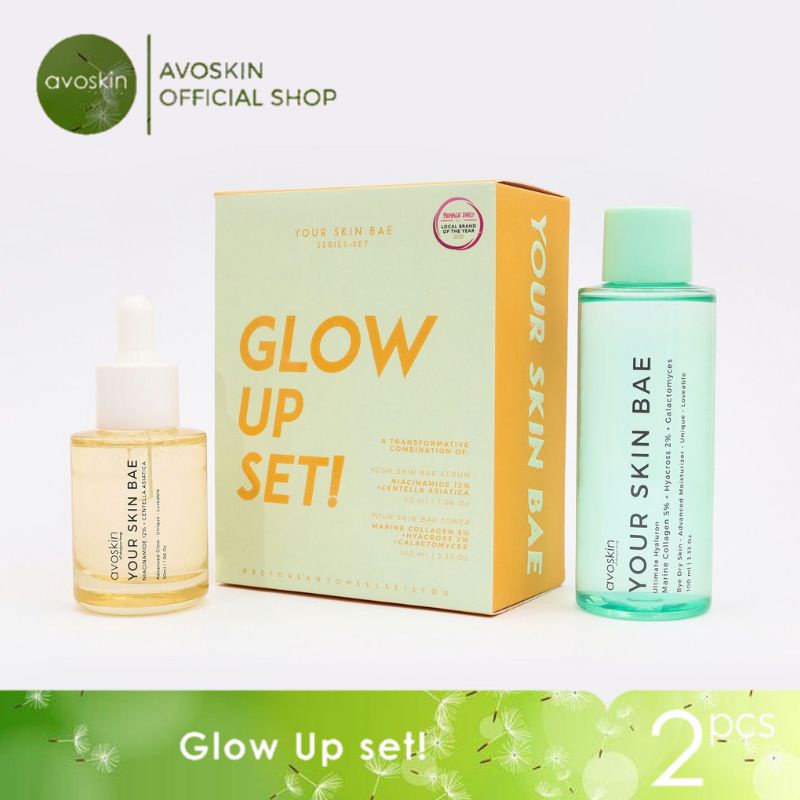 Jual Paket Avoskin glow up set skincare | Shopee Indonesia