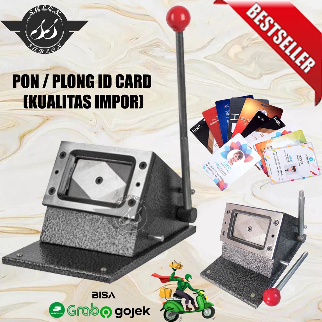 Jual PEMOTONG PVC ID CARD // Mesin PLONG ID Card // Pon ID Card ...