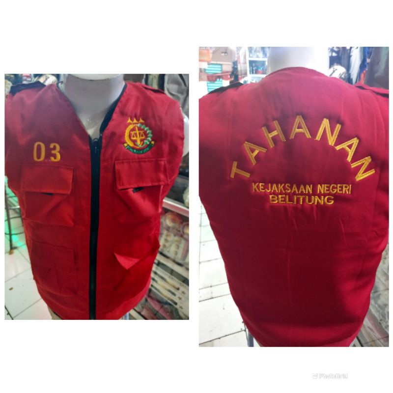 Jual rompi tahanan kejaksaan#rompi kejari | Shopee Indonesia