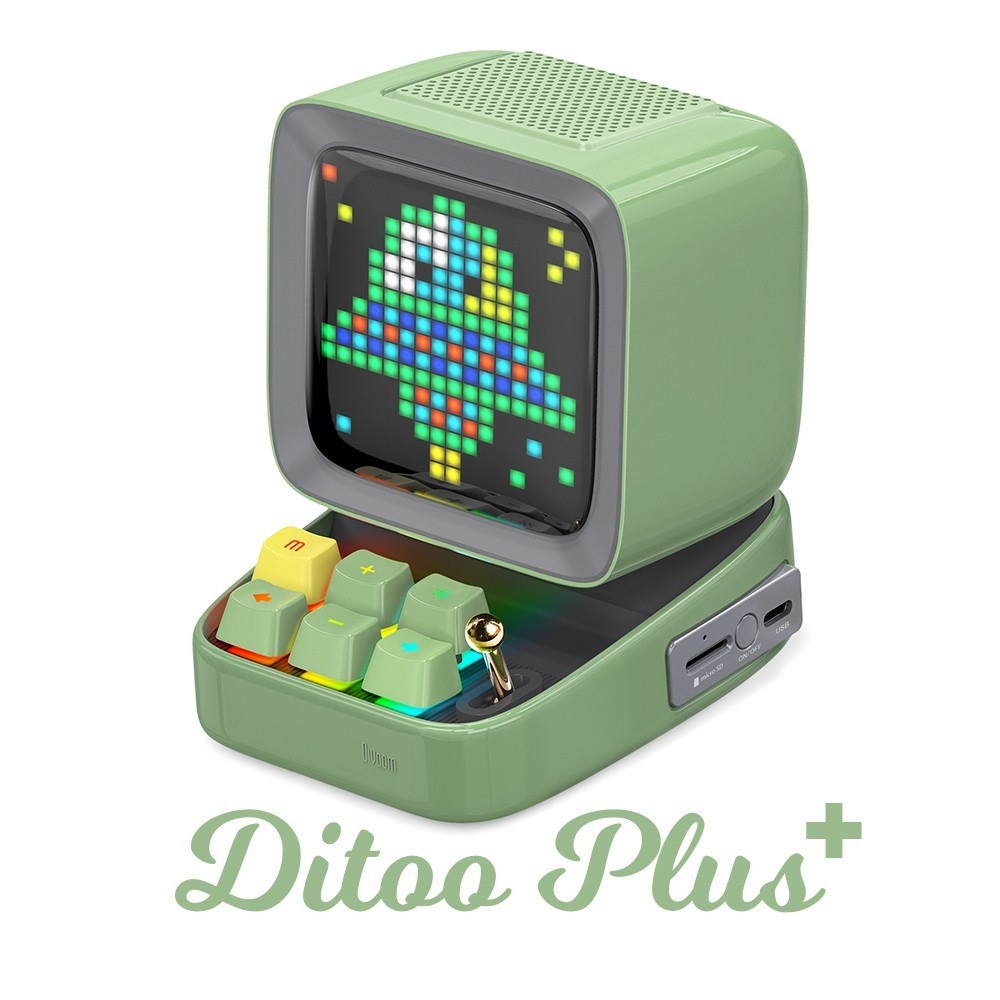 Jual Divoom Ditoo Plus Retro Pixel Art Bluetooth Portable Speaker Game