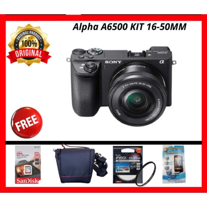 Jual Sony a6500 kit 16-50mm | Shopee Indonesia