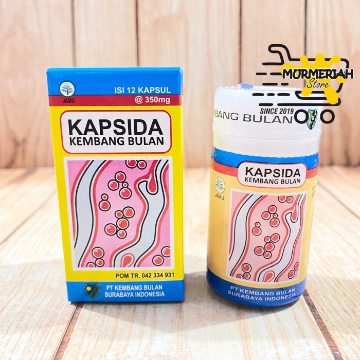 Jual KAPSIDA Kembang Bulan botol 12 kapsul-Obat Gatal,Jerawat,Bisul ...