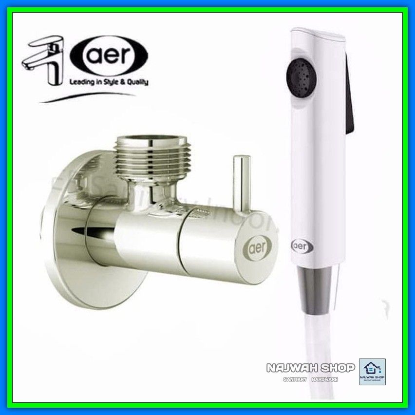 Jual Paket Jet Shower Closet AER SC 09W Dan Stop Kran AR 5J Murah ...