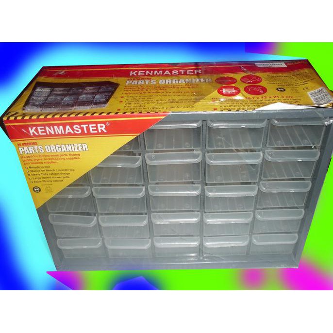 Jual kotak spare part Rak Komponen lemari komponen 25 slot | Shopee ...