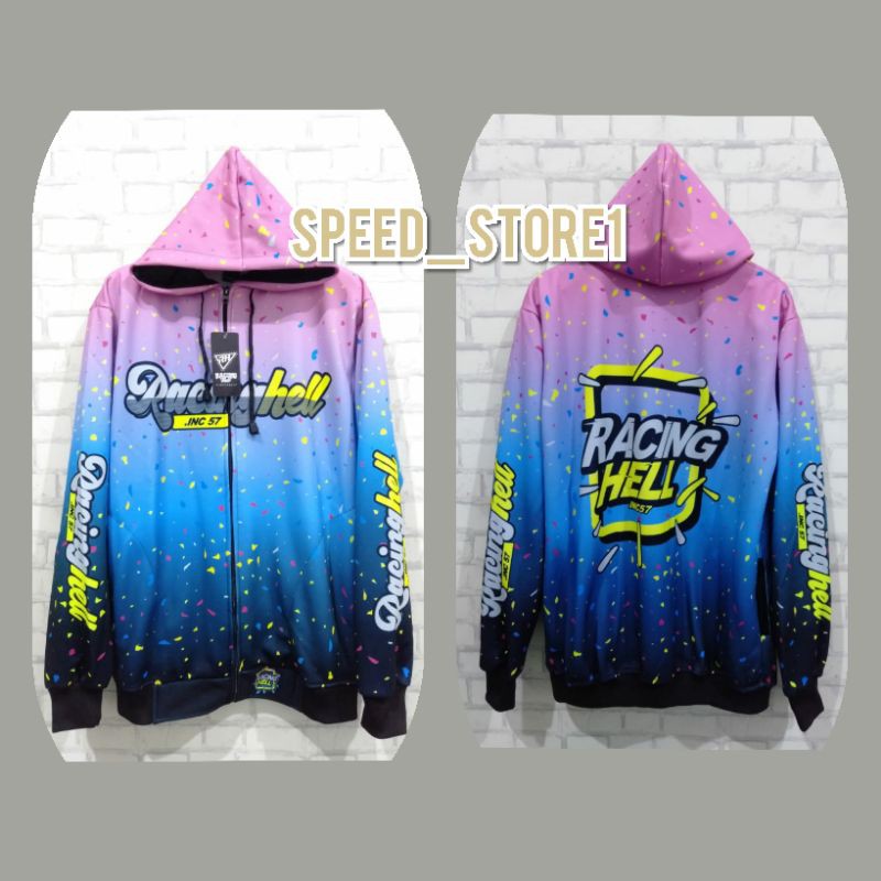 Jual JAKET HOODIE RACING HELL DAN RACING STRAT NEW PREMIUM MURAH ...