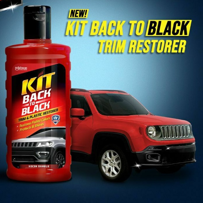 Jual KIT Penghitam Back To Black 250 ml/ Menghitamkan Trim Mobil/ Dek ...