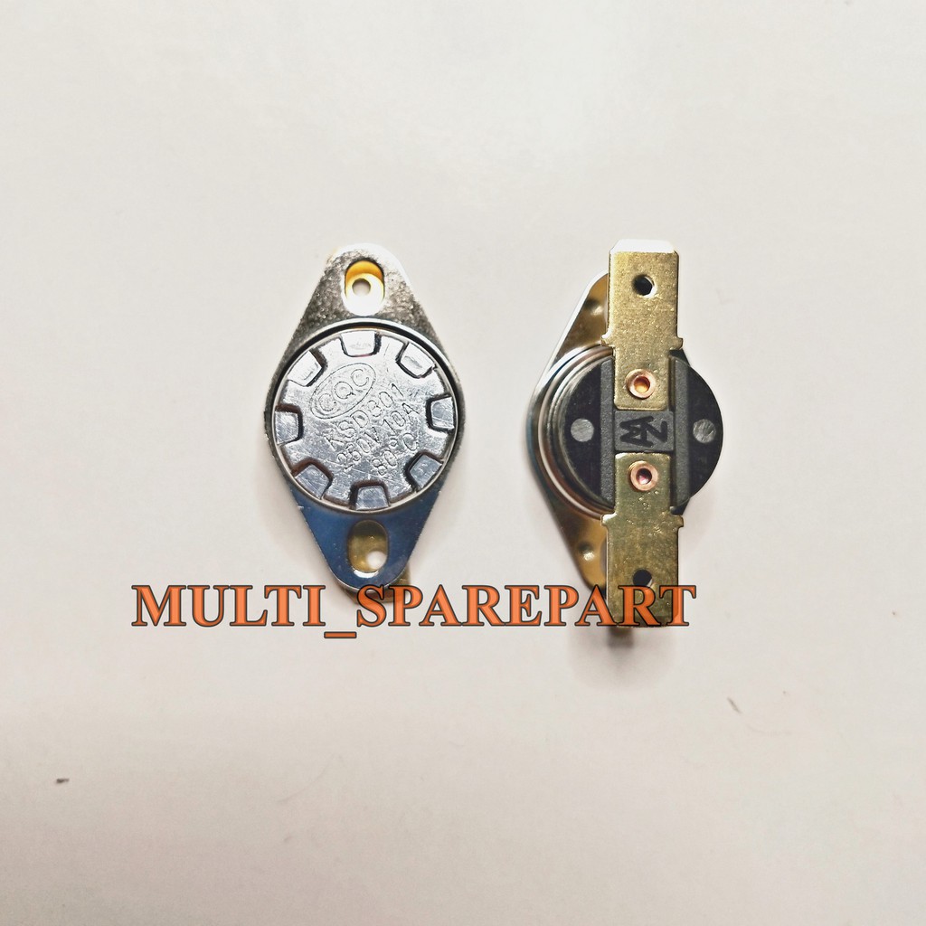 Jual Thermostat Bimetal 80 derajat Pemutus Arus Otomatis | Shopee Indonesia