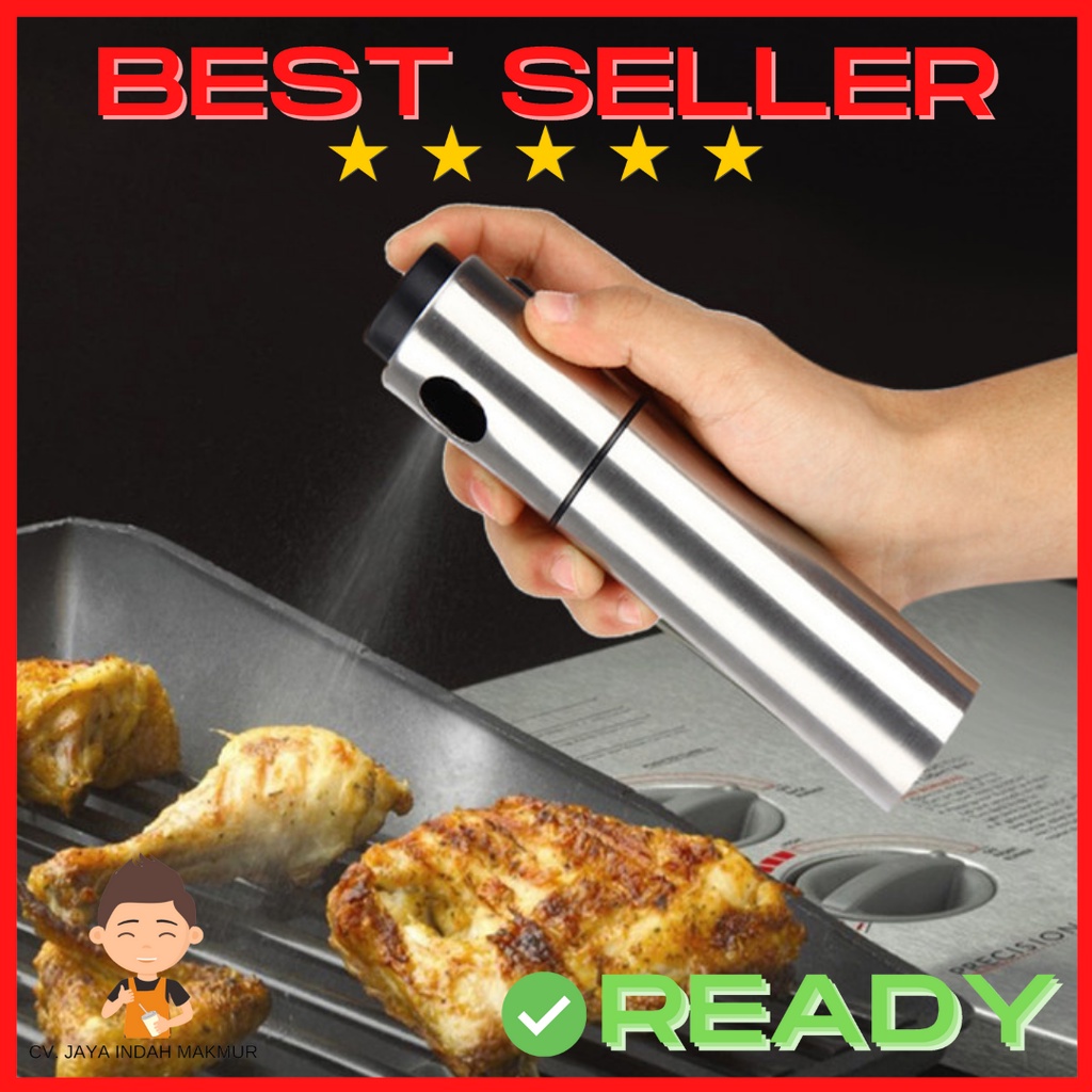Jual Botol Minyak Semprot Full Stainless Steel Untuk Masakan Cooking ...