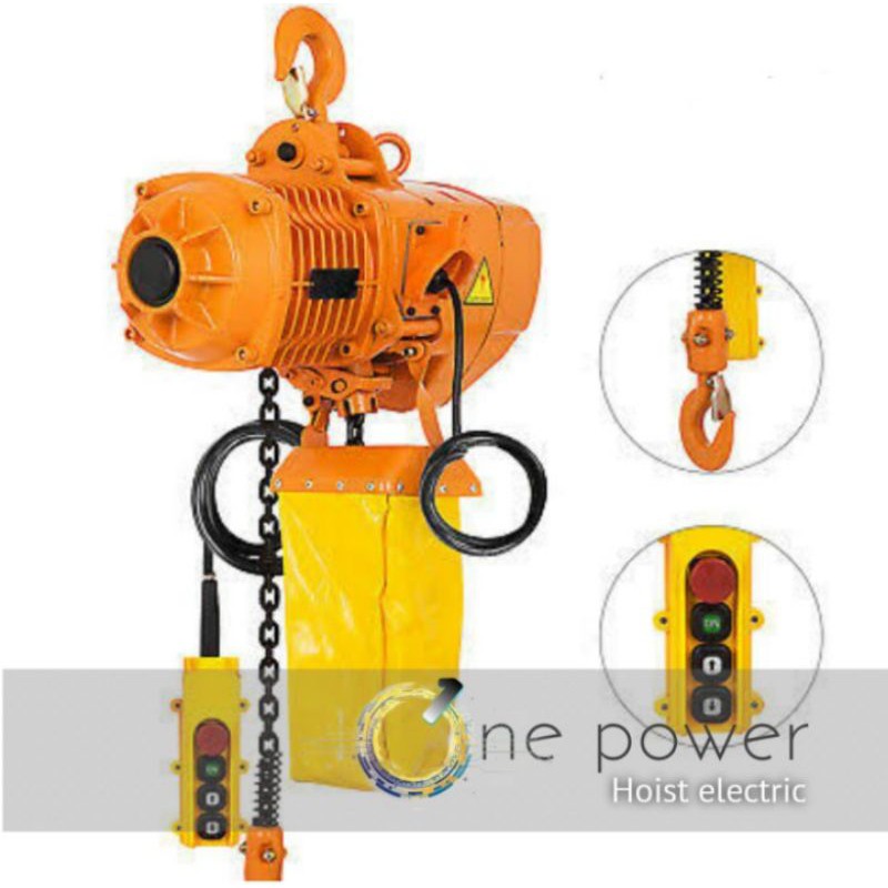 Jual Electric elektrik hoist 1 Ton alat lift angkut barang 1 phase ...