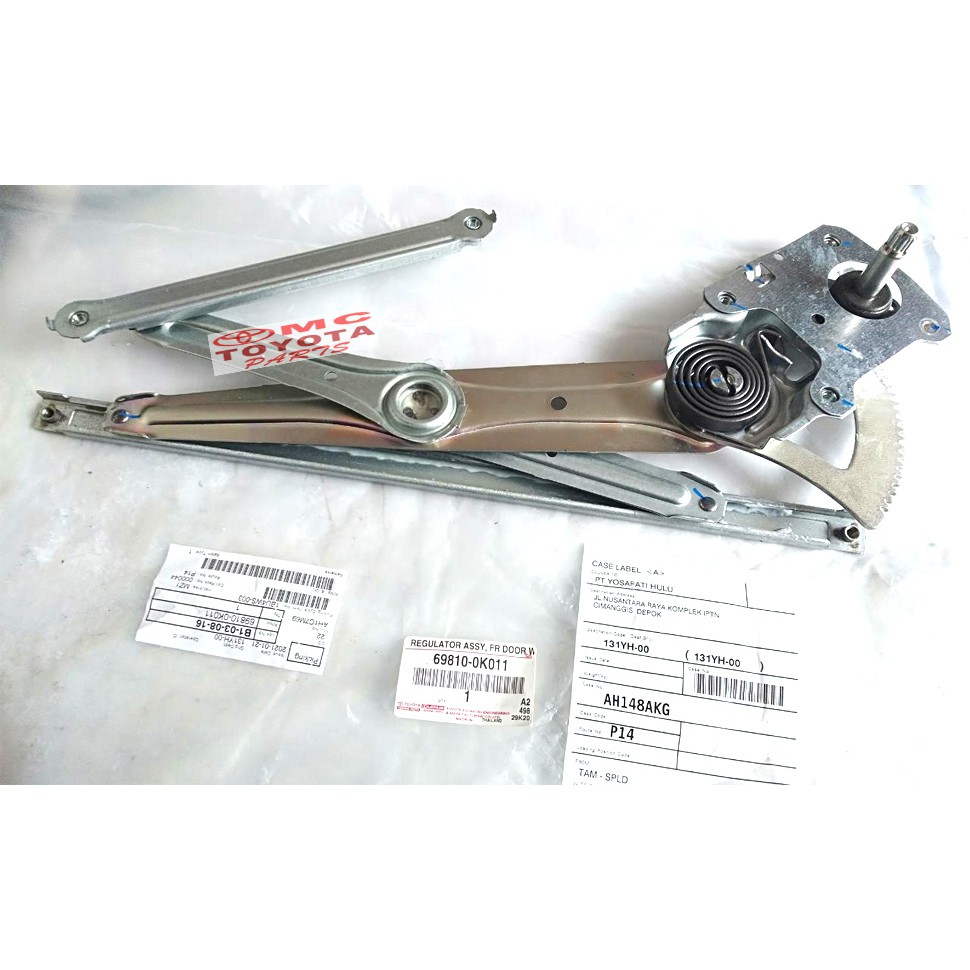 Jual Regulator Power Window Manual Pintu Depan Kanan Hilux 69810-0K011 ...