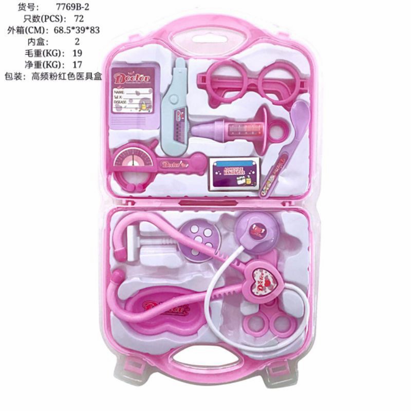 Jual Mainan Dokter Set Pink 7769B2 | Shopee Indonesia