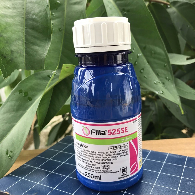 Jual Fungisida sistemik FILIA 525SE 250ml bahan aktif : propikonazol dan triziklazol | Shopee ...