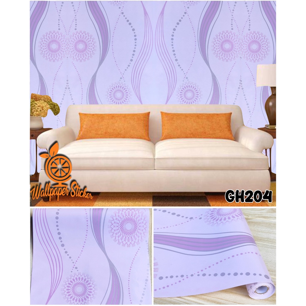 Jual Wallstiker Dinding Motif Salur Polkadot Stiker Dinding Wallpaper ...