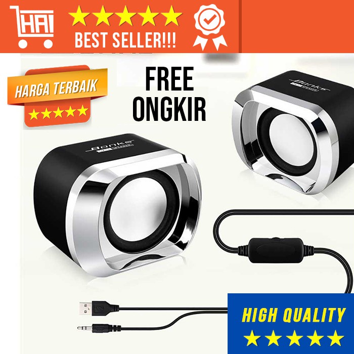 Jual SPEAKER LAPTOP SUPER BASS GAMING MULTIMEDIA STEREO SPEAKER SPIKER ...