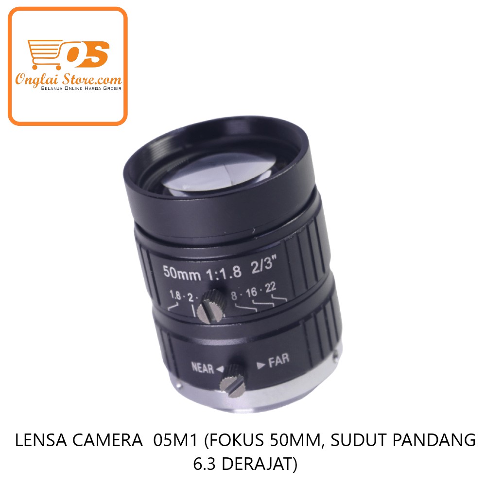 Jual Lensa Camera 05M1 (Fokus 50MM, Sudut Pandang 6.3 Derajat) | Shopee ...