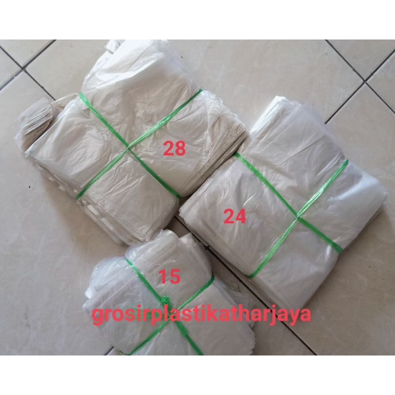 Jual Kantong Plastik Kiloan Putih Burem / Kresek Kiloan / Kresek Loss ...