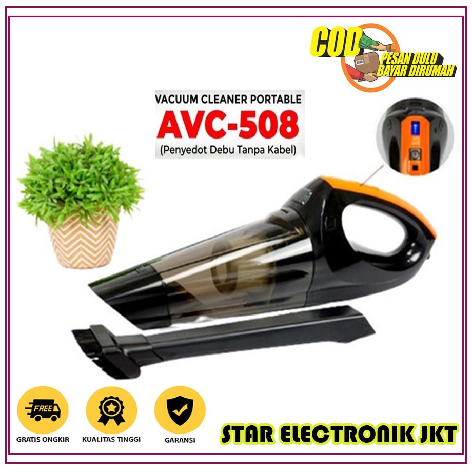 Jual ADVANCE Vacuum Cleaner Portable AVC-508 - Penyedot Debu Tanpa ...