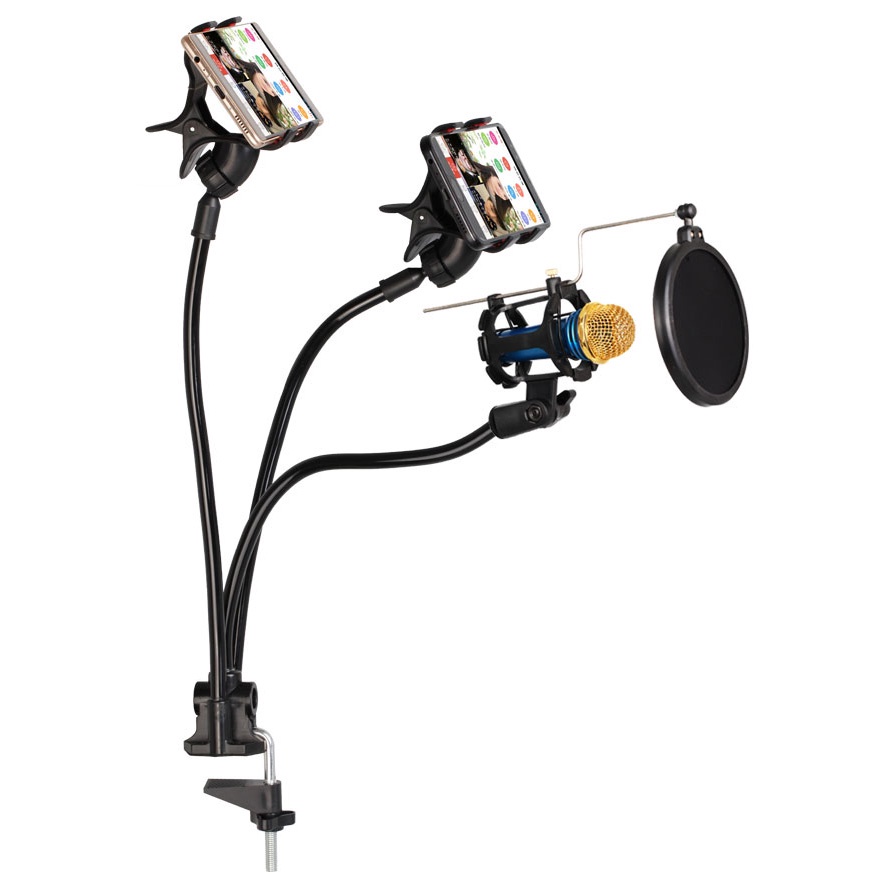 Jual TaffSTUDIO Stand Mic / Tripod Holder Mikrofon / Stand Tiang ...