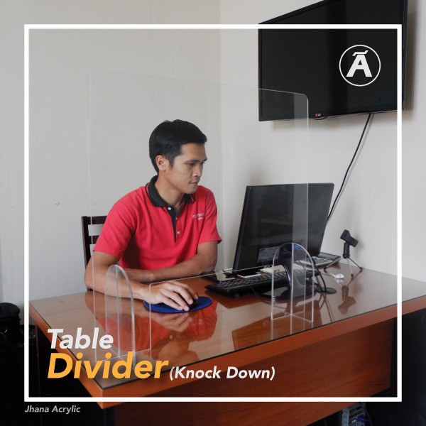 Jual Acrylic Table Divider Sekat Meja Akrilik | Shopee Indonesia