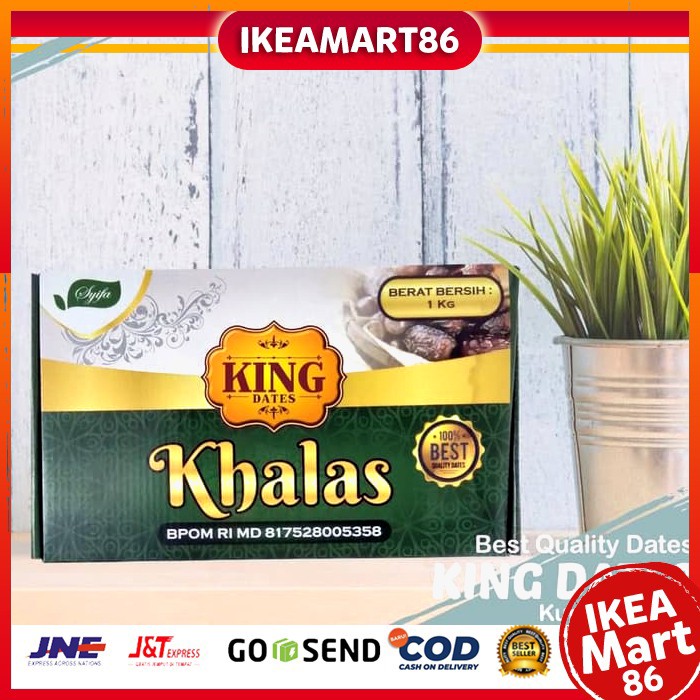 Jual Kurma Khalas King 1 Kg Kurma King Date Khalas | Shopee Indonesia