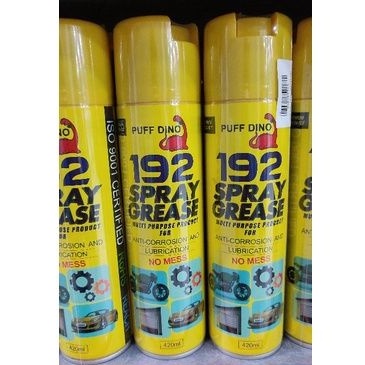 Jual Puff Dino 192 Spray Grease 420Ml Grease Semprot Spray | Shopee ...