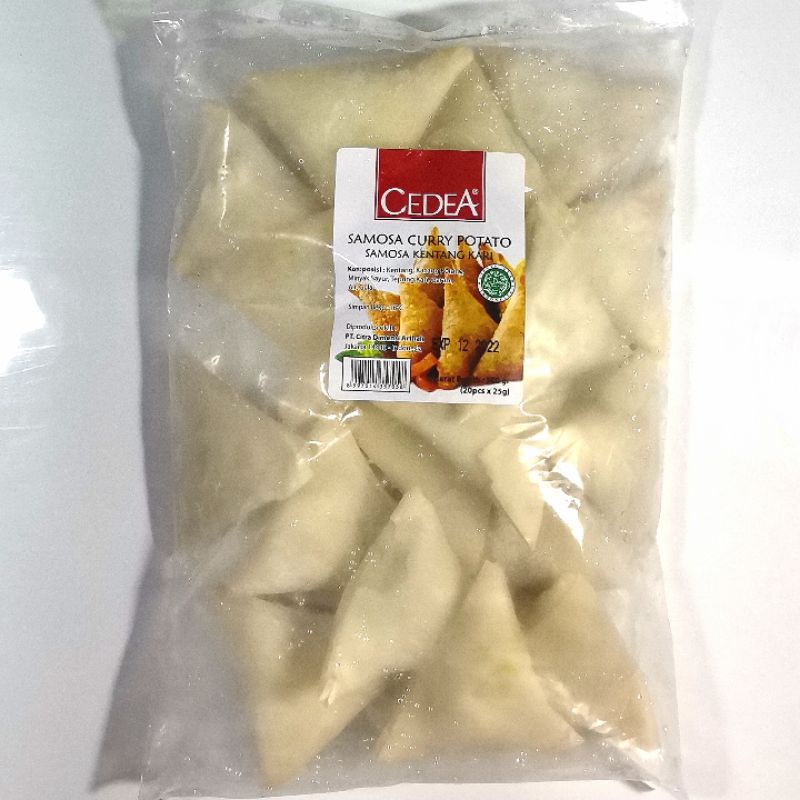 Jual Cedea Samosa Kentang Kari 500 gr 20 pcs | Shopee Indonesia