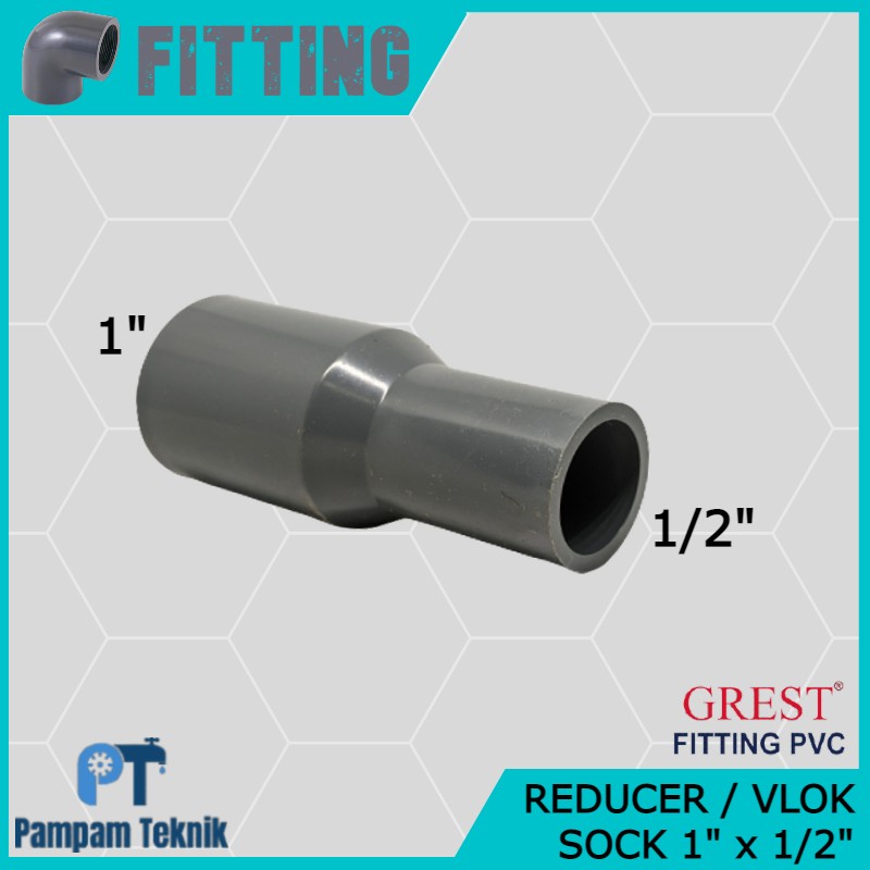 Jual Reducer sock 1 x 1/2 AW Grest - Vlok sok 1" x 1/2" Ploksok 1x1/2 ...
