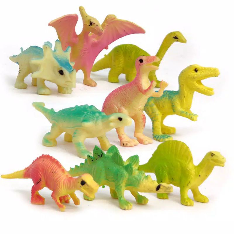 Jual MAINAN ANIMALS DINOSAURUS ISI 9 PCS / DINO KECIL / DINOSAURUS ...