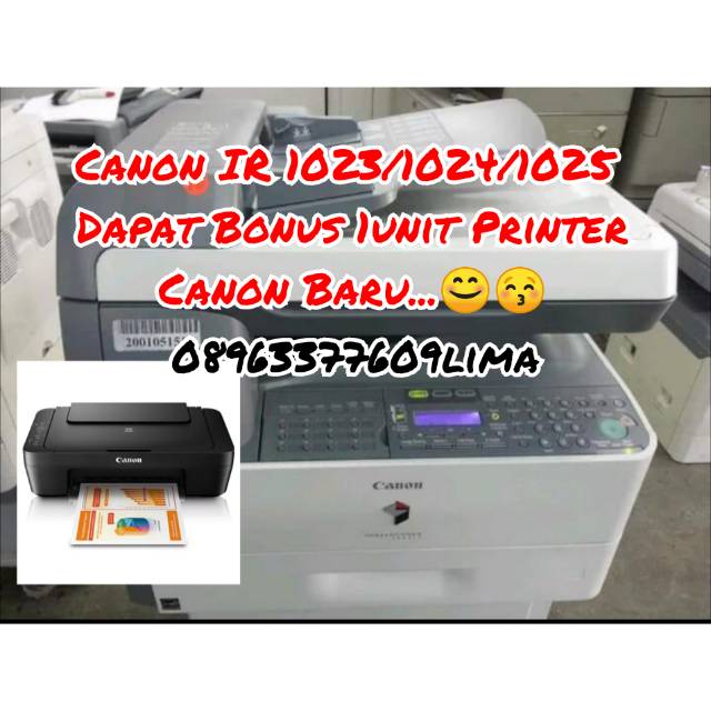Jual Mesin Fotocopy Bonus Printer Mesin Fotocopy Canon Ir 1024