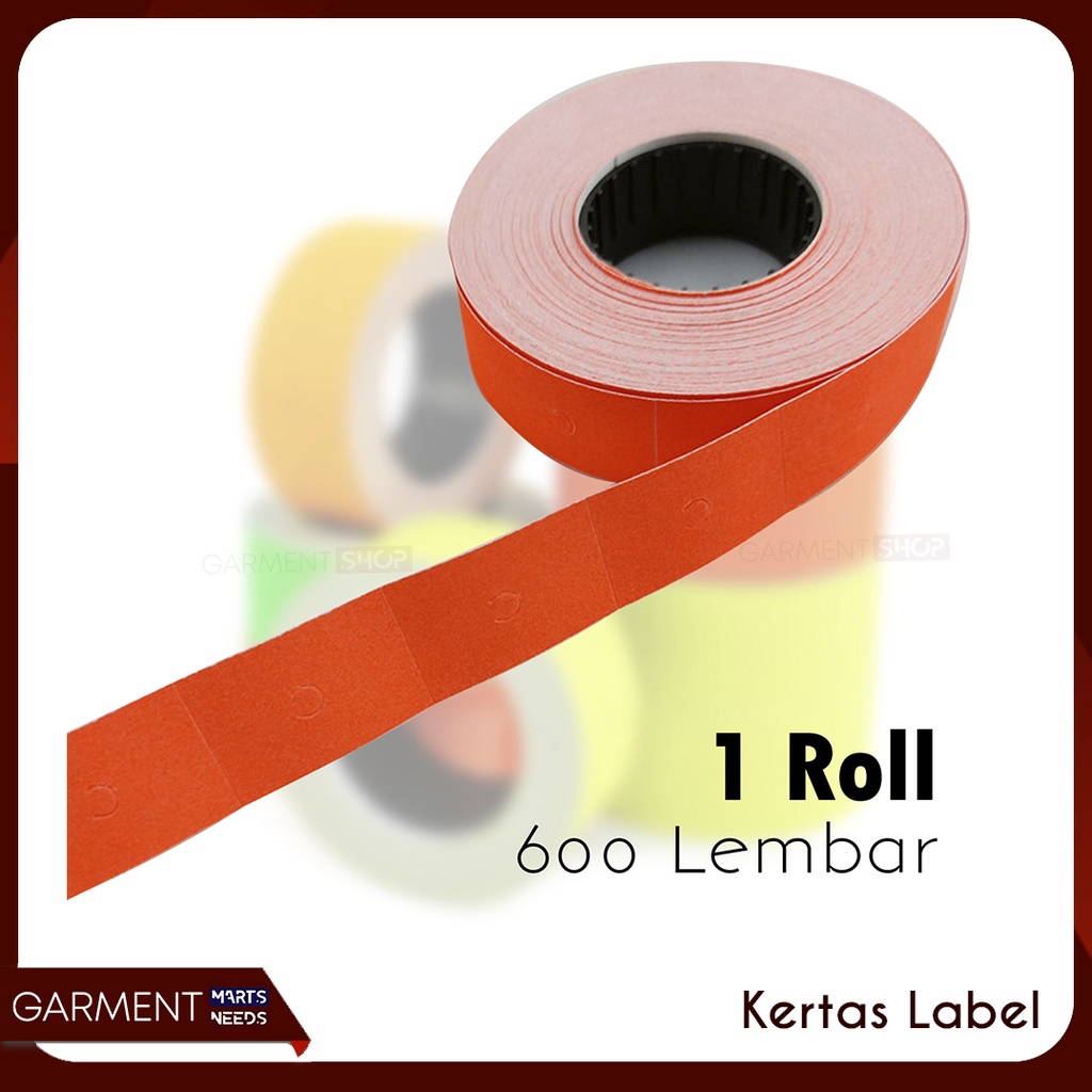 Jual KLBWN - Kertas Isi Label Harga 2 Baris Double Price Labeller Roll ...
