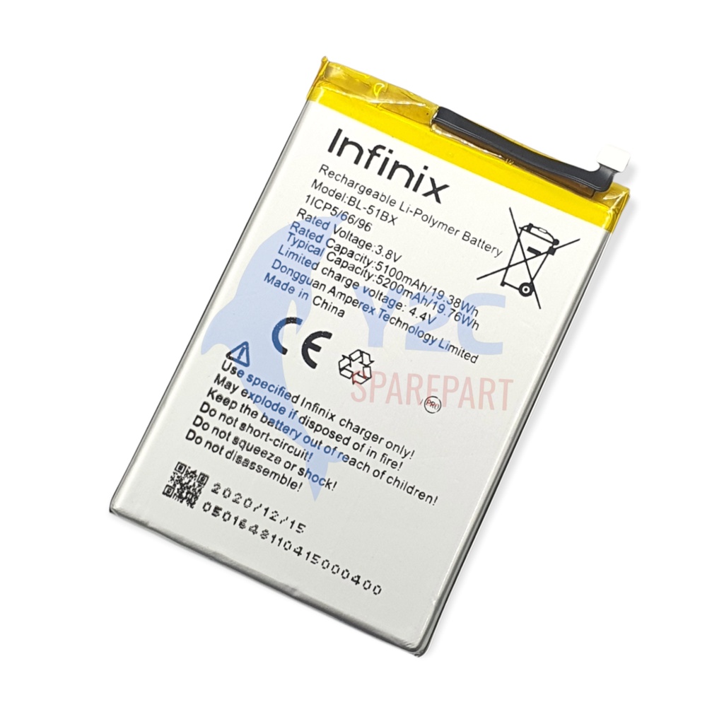 Jual BATERAI INFINIX BL-51BX / HOT 10 / HOT 11 / NOTE 8 / X682 X6812 ...