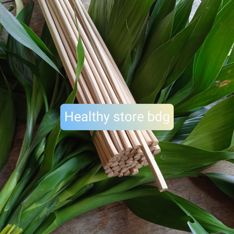 Jual Stik bambu lidi bambu raut bulat panjang 50cm Lebar 5mm isi 25 ...
