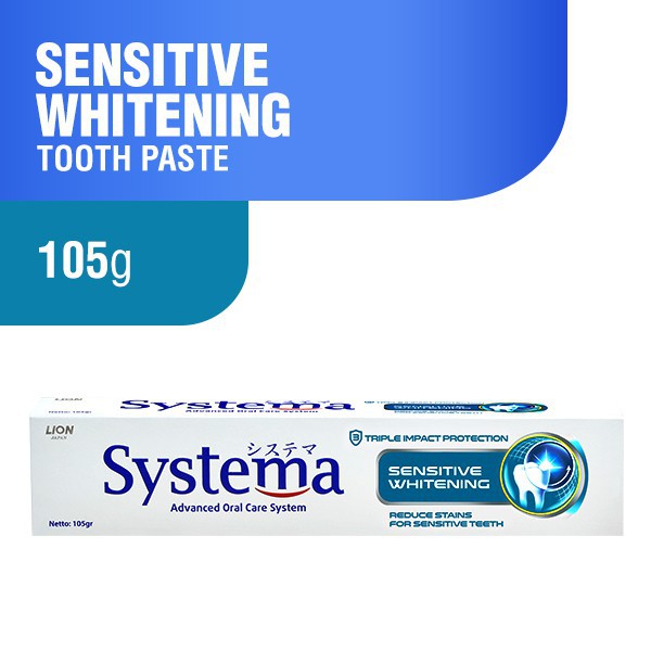 Jual Systema Toothpaste Sensitive White 105g | Shopee Indonesia
