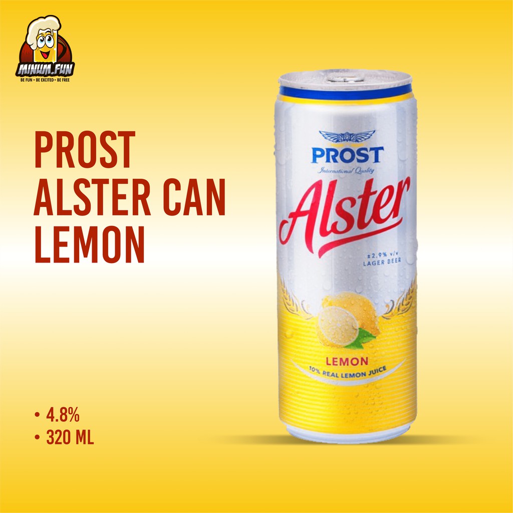 Jual PROST Alster Lemon [320 mL / 2.9%] | Shopee Indonesia