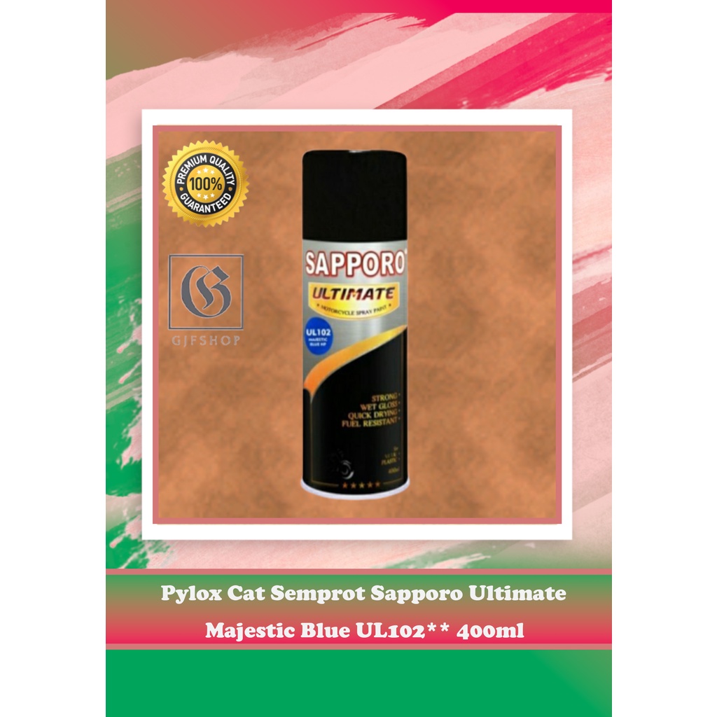 Jual Pylox Cat Semprot Sapporo Ultimate Majestic Blue UL102** 400ml | Shopee Indonesia